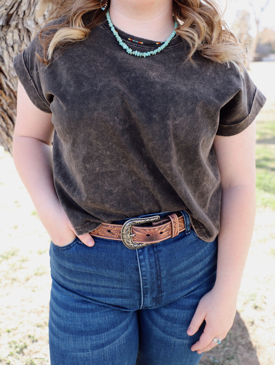 The Cal Acid Washed Top – Shabby Ranch